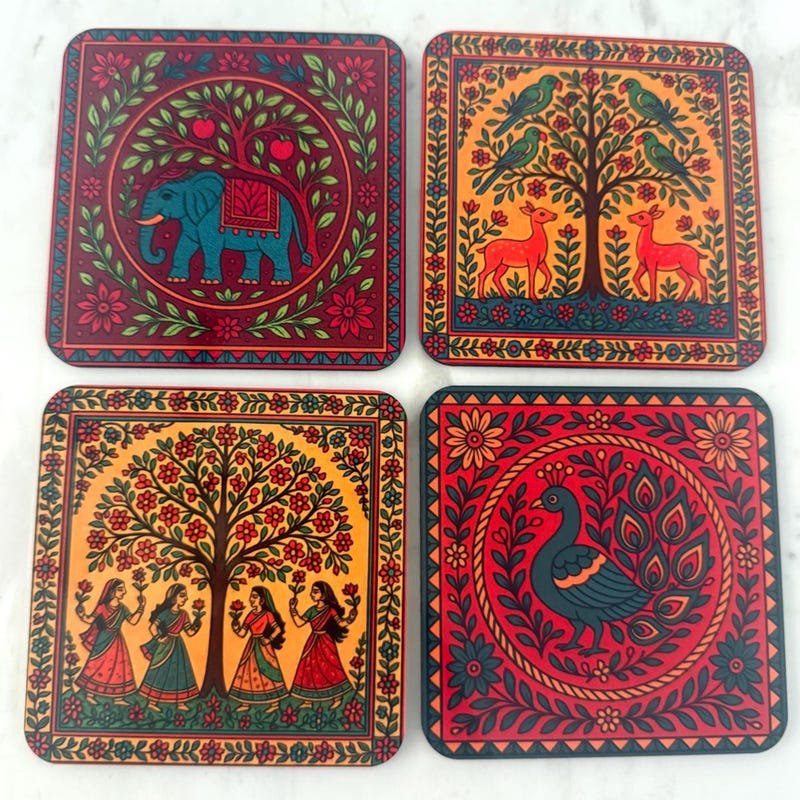 Indian Tree Life Fabric - Etsy