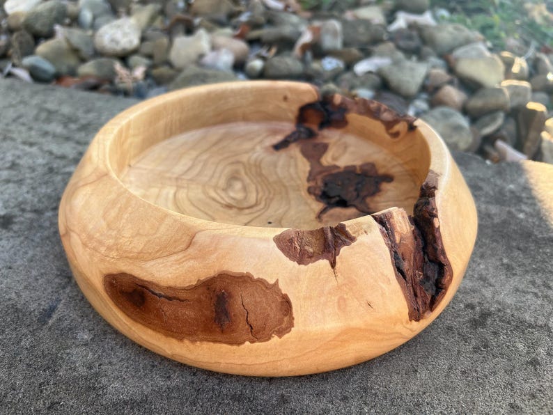 Handcrafted Wooden Decorative Bowls, Home Decor, Reclaimed Wood, Turned ...