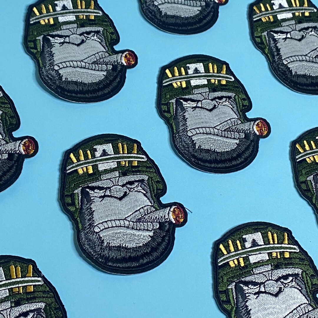 Angry Gorilla Patch for Bags, Hats, Jackets & More | Custom Iron-on ...