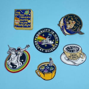 Space Patches for Bags, Hats, Jackets & More | Custom Iron-on Patches - Etsy