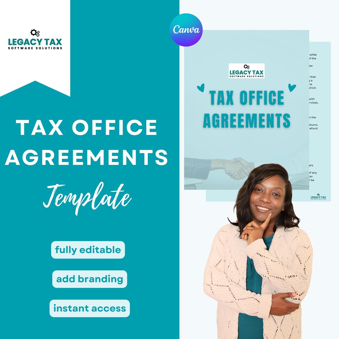 Tax Office Agreement Template | Tax Office Contract Kit | Tax ...