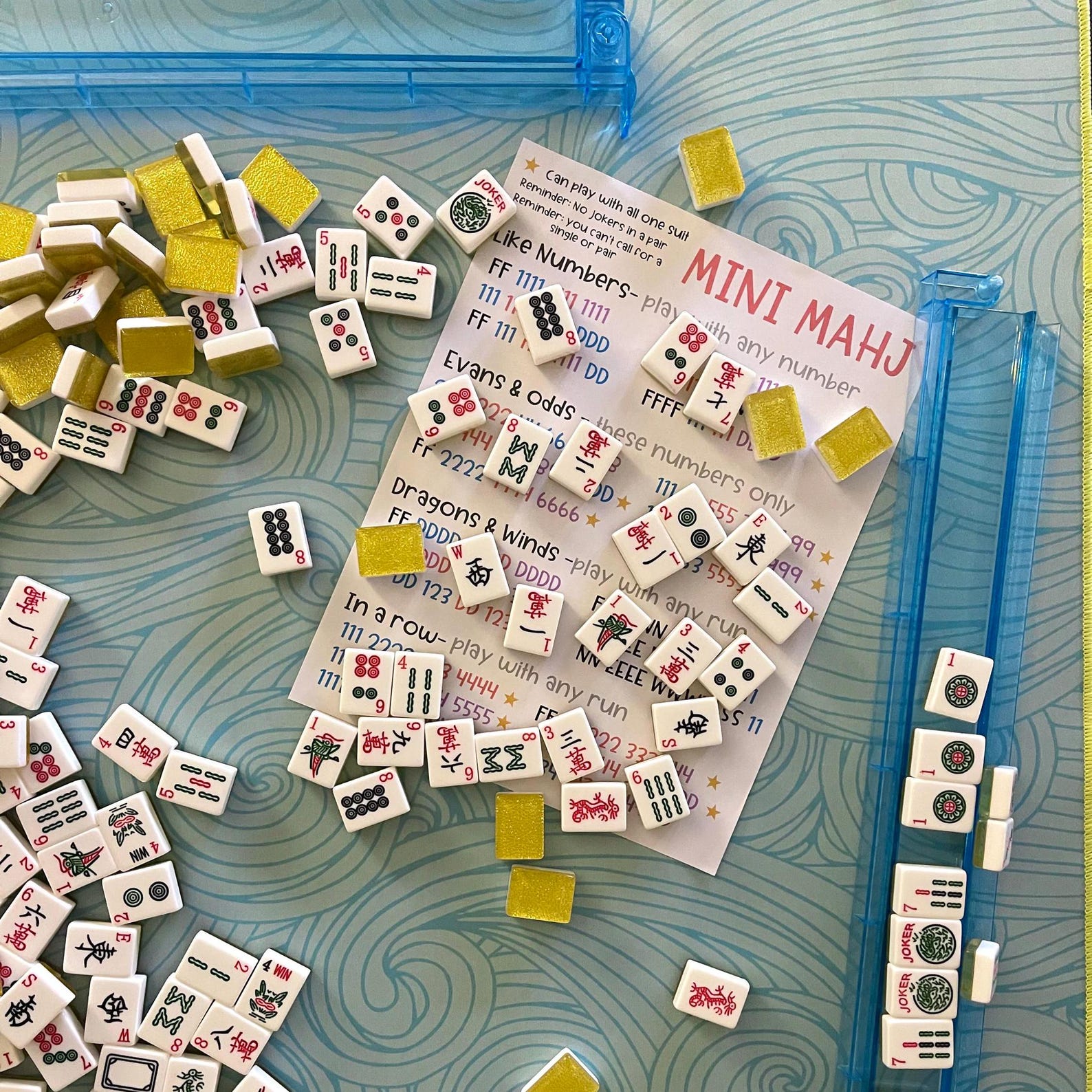 Mini Mahj- Simplified Mahjong Card for Kids - Etsy