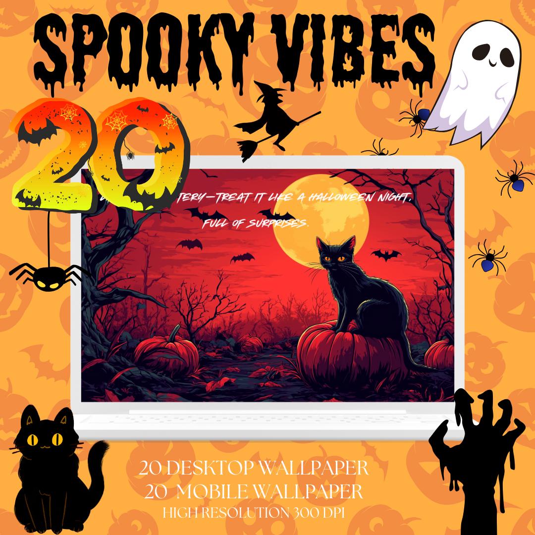 Spooky Halloween Motivational Wallpaper Set | Desktop & Mobile ...