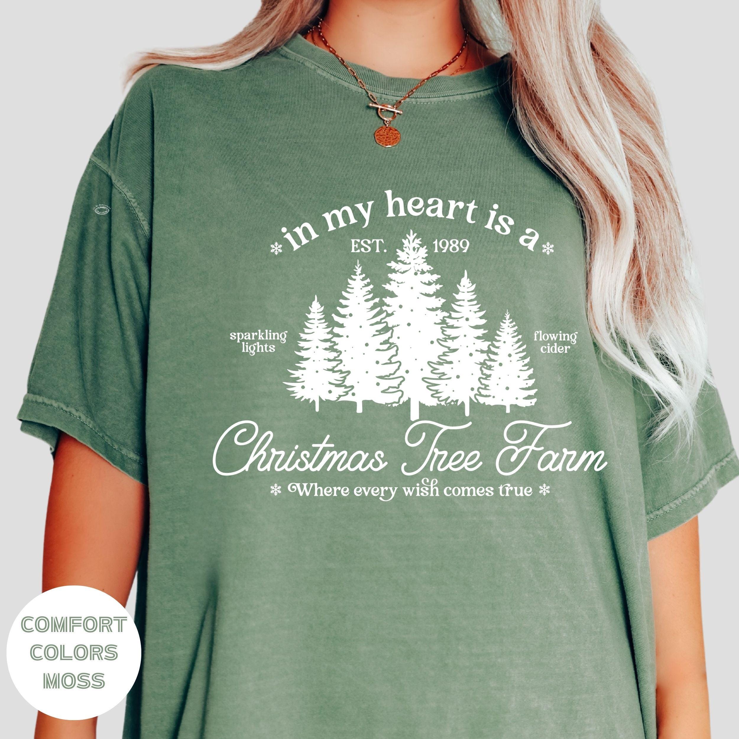 Christmas Tree Farm T-shirt: Cozy Holiday Tee - Etsy