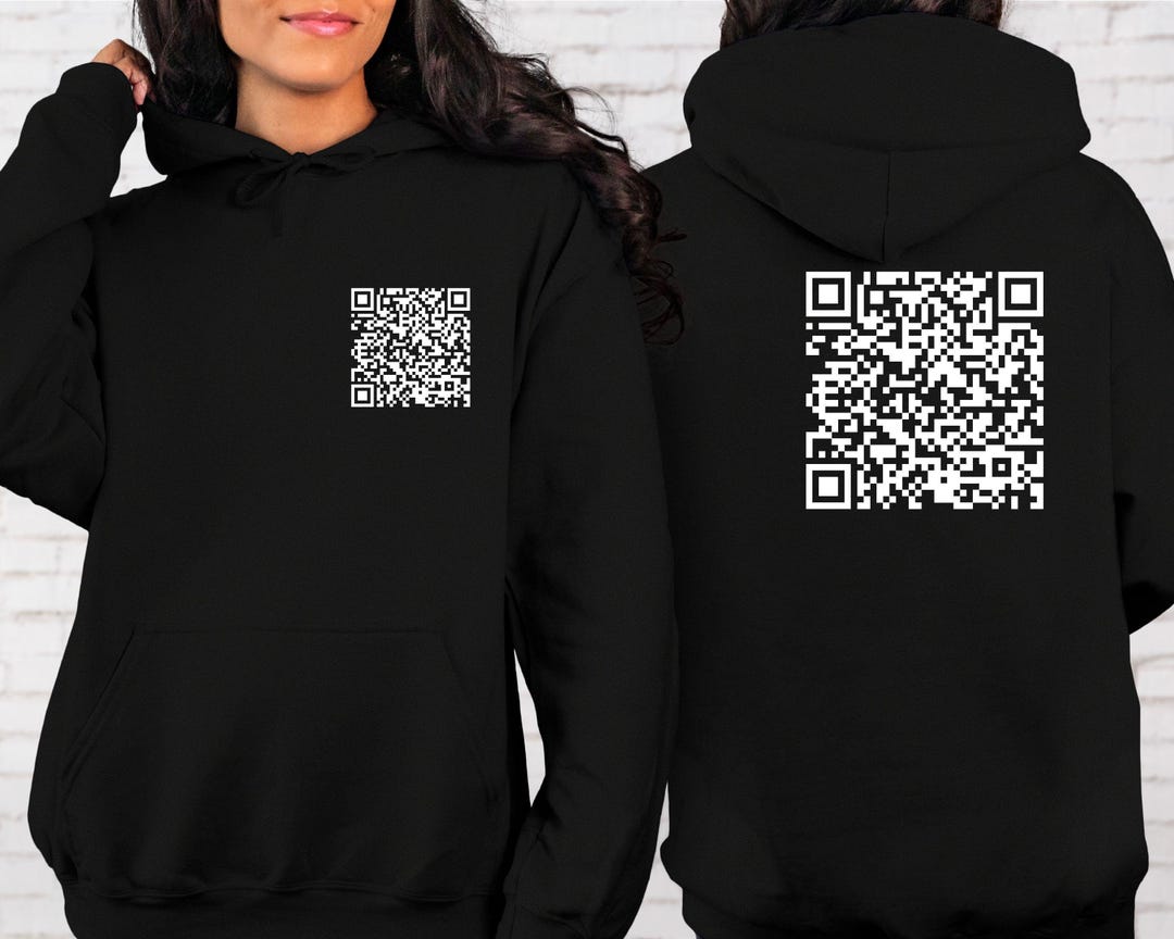 F*ck off QR Code Crew Sweatshirt - Funny Christmas Saying Sweater ...