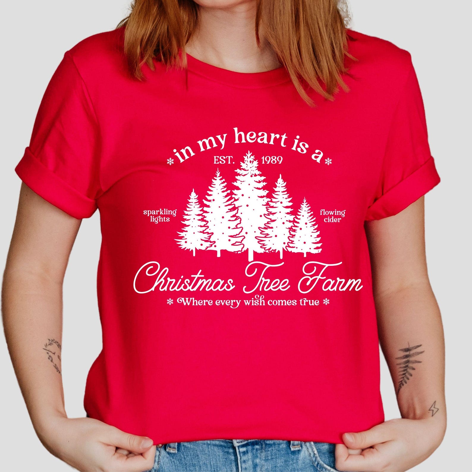 Christmas Tree Farm T-shirt: Cozy Holiday Tee - Etsy