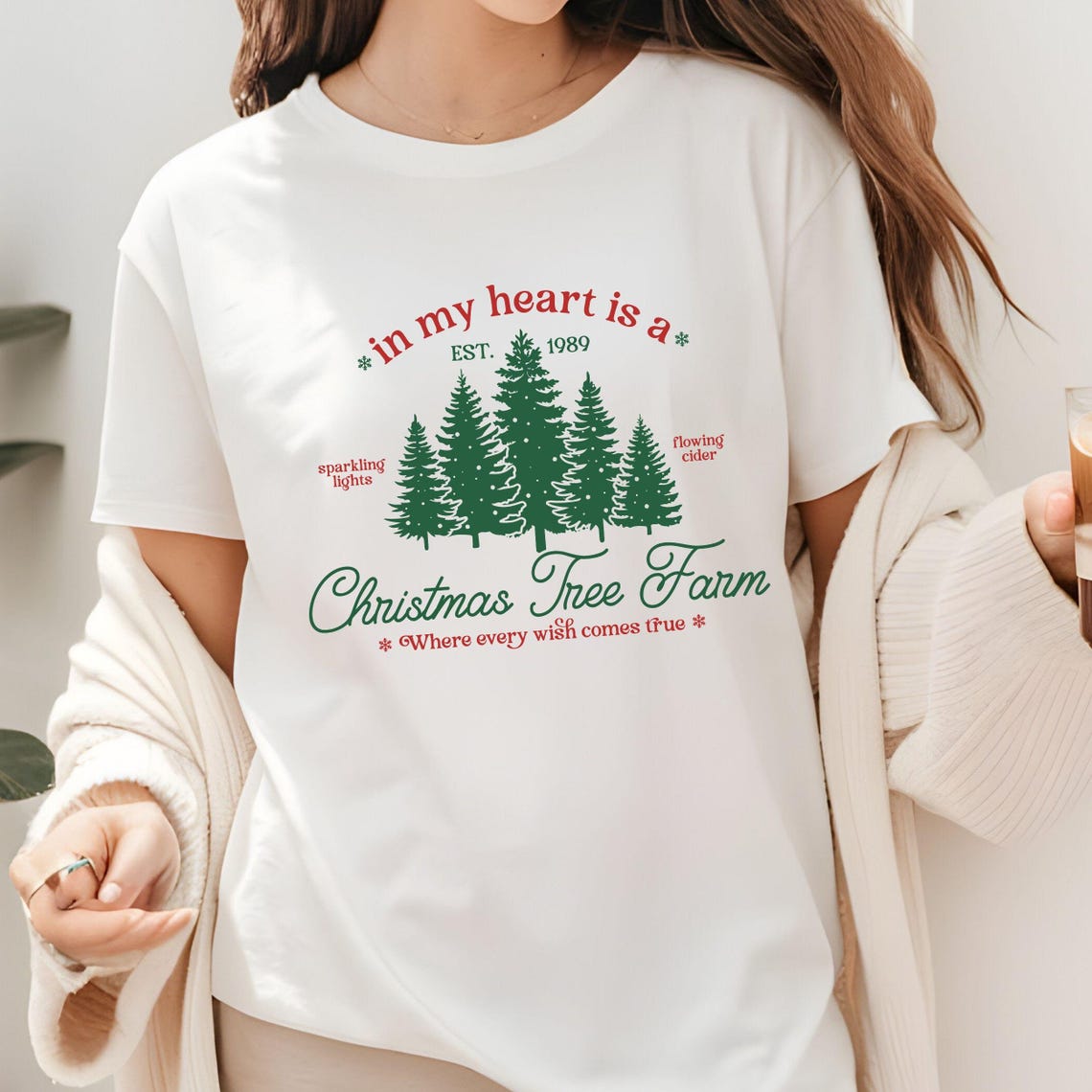 Christmas Tree Farm T-shirt: Cozy Holiday Tee - Etsy