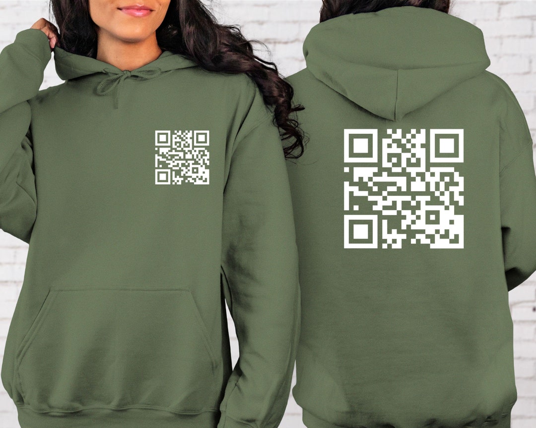 Funny QR Code Sweatshirt: Sarcastic Adult Humor Gag Gift - Etsy