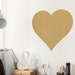 Large Metallic Gold or Silver Heart Wall Decal Peel and Stick | Etsy