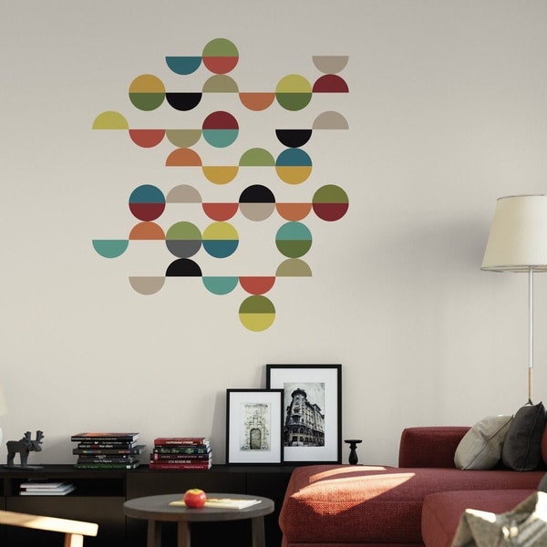 Circle Wall Decals - Etsy