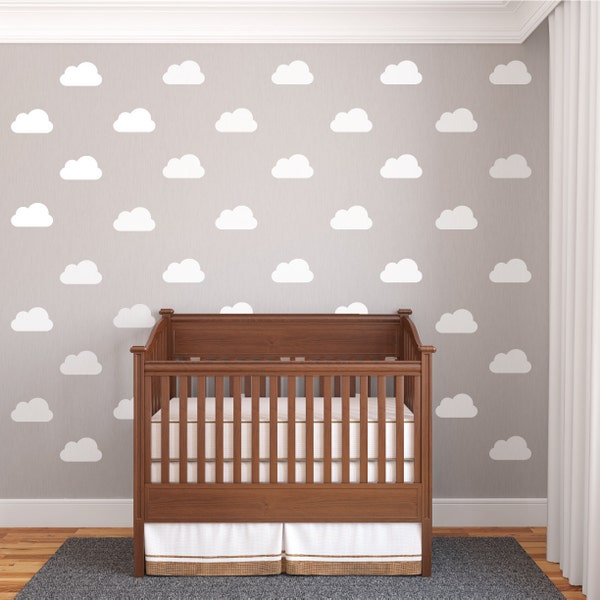 Cloud Wall Decals - Etsy