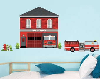 Fire Engine Decal - Etsy