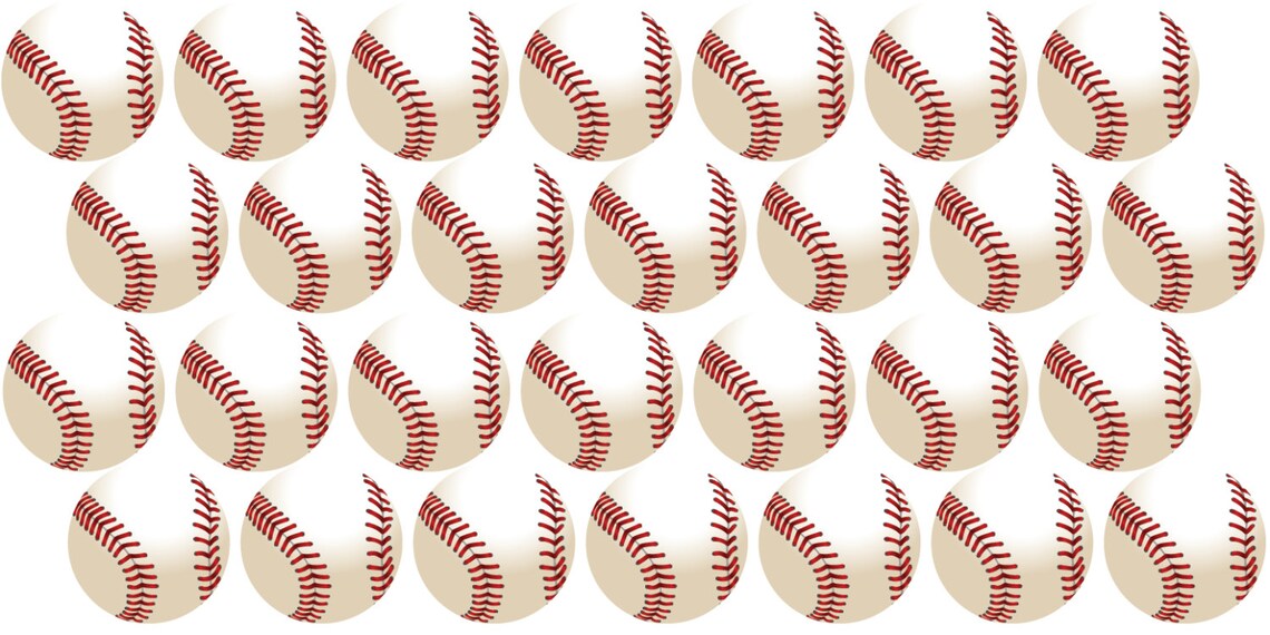 Large Baseball Diamond Scoreboard Plus 42 Baseball Wall | Etsy