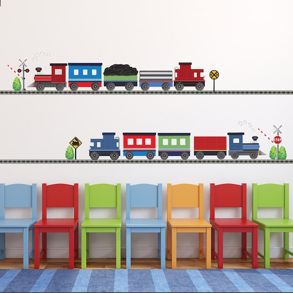Train Wall Decal - Etsy