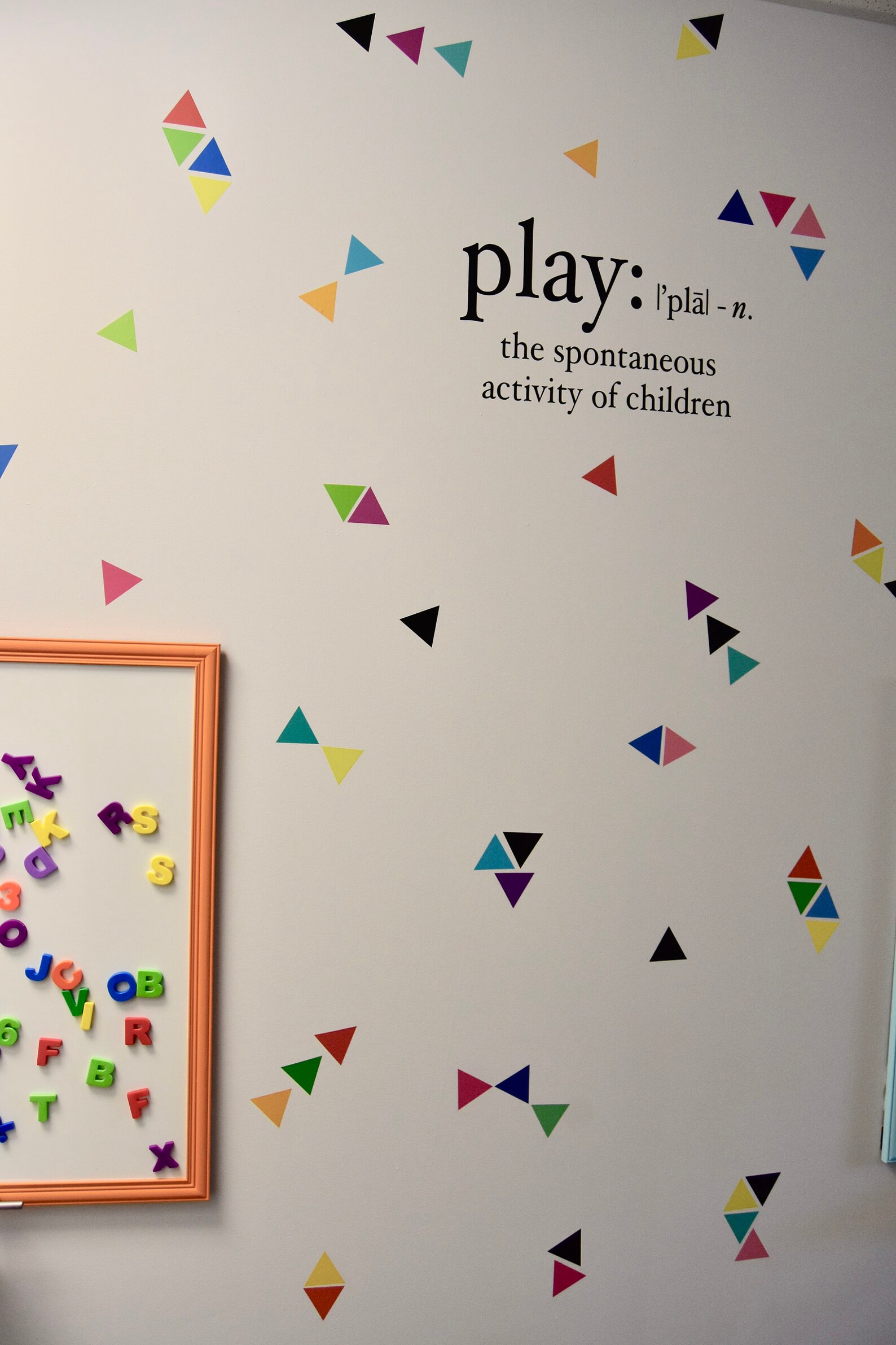 96 Mini Rainbow Triangle Wall Decals Fabric Wall Stickers | Etsy Australia