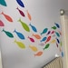 Rainbow Fish Wall Decals, Kids Wall Stickers, School of Fish Decals ...