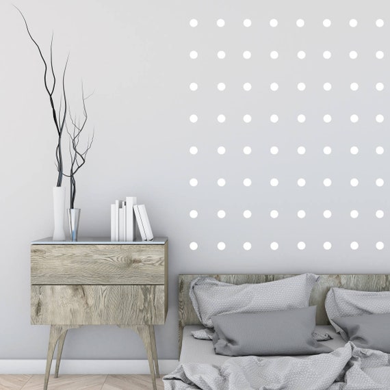 2 Inch Polka Dot Wall Decals Dot Decals Polka Dot Decals | Etsy