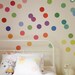 Polka Dots Decals, 36 Confetti Rainbow Polka Dot Decals, Colorful ...