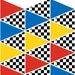 Race Car Decals, Checkered Flag Decals, Race Car Stickers, Eco-friendly ...
