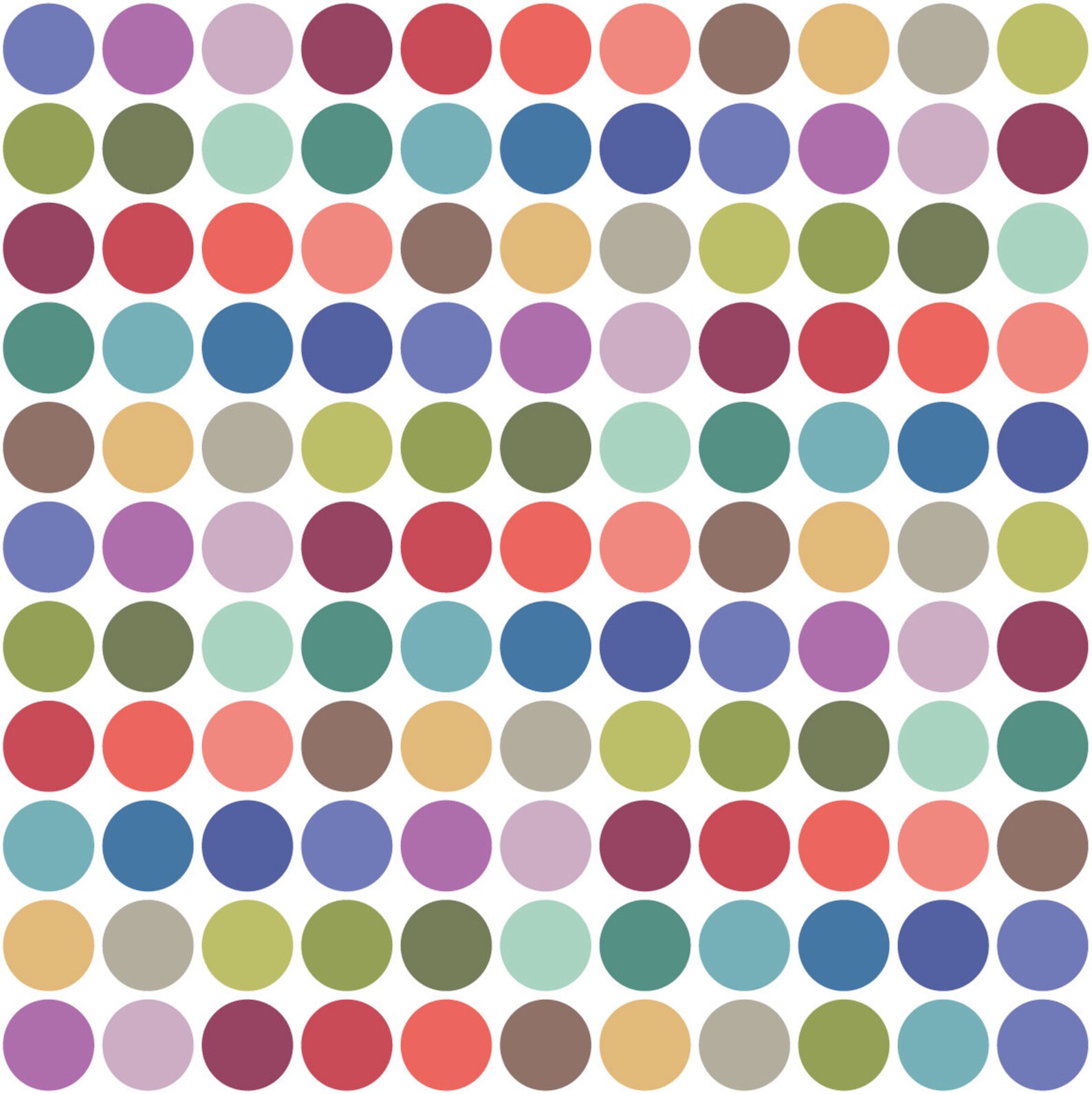 Dots Wall Decals 121 Modern Multi-color 2" Confetti Polka Dot Wall ...