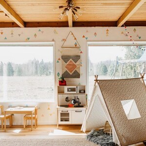 Triangle Wall Decals 96 Mini Pastel Triangle Wall Decal Fabric Matte ...