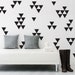 Large Triangle Wall Decals, Triangle Vinyl Decals, Peel and Stick ...