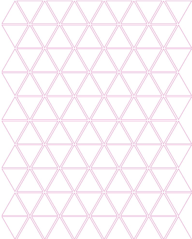 120 Mini Triangle Wall Decals in Gold Silver or Color Vinyl | Etsy