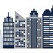 Cityscape Wall Decal Skyscraper Decals City Skyline Wall - Etsy