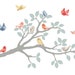 Tree Branch Wall Decal With Birds Nursery Wall Decor Bird Wall - Etsy