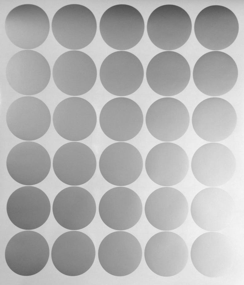 Dots Decals 30 Vinyl Wall Decals Polka Dots Wall Decals 4 Inch Round ...