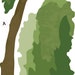 Large Acacia Tree Wall Decals, Nursery Wall Decals, Tree Wall Sticker ...