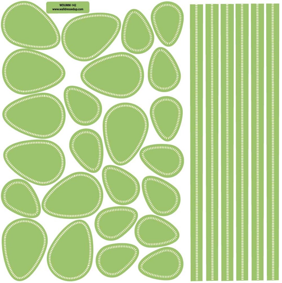 Leaves and Stems Wall Decals (repositionable) - Etsy