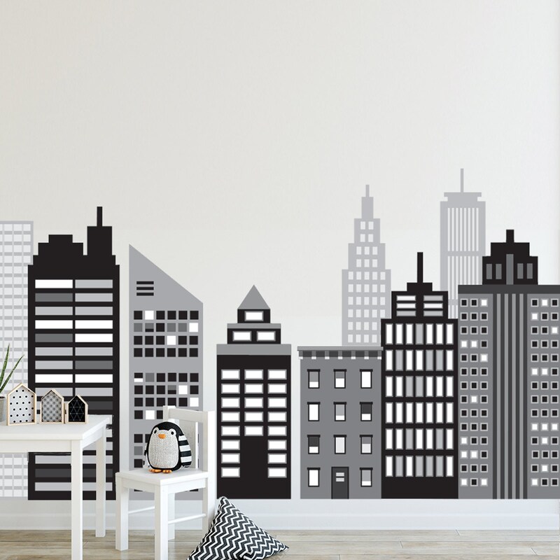City Wall Decals - Etsy
