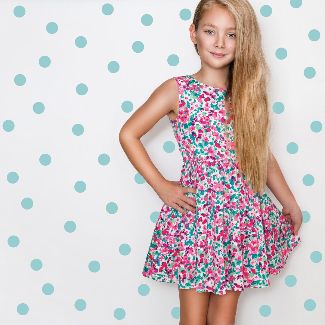 2 Inch Polka Dots Wall Decals Dot Decals, Gold Dot Wall Decals, Polka ...