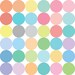 Wall Decals Dots 36 Pastel Rainbow Confetti Polka Dot Wall Decals ...