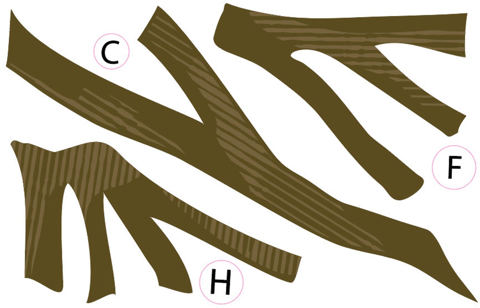 Large Acacia Tree Wall Decals Nursery Wall Decals Tree Wall - Etsy