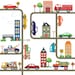 Transportation Town Decals, Car Decals, Trucks Decals With Straight and ...