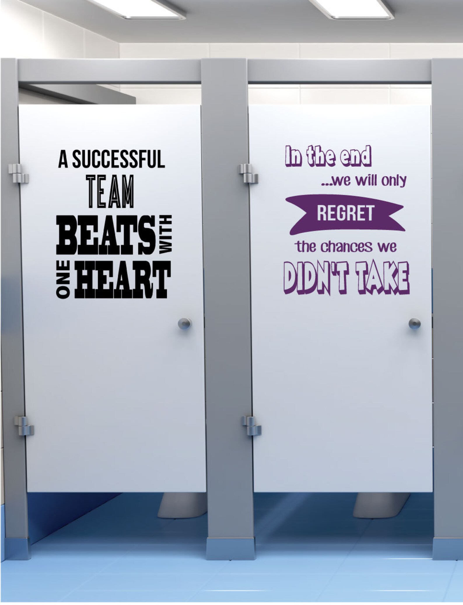 5 Inspirational Sports Quotes, Self Confidence Quotes, School Bathroom ...
