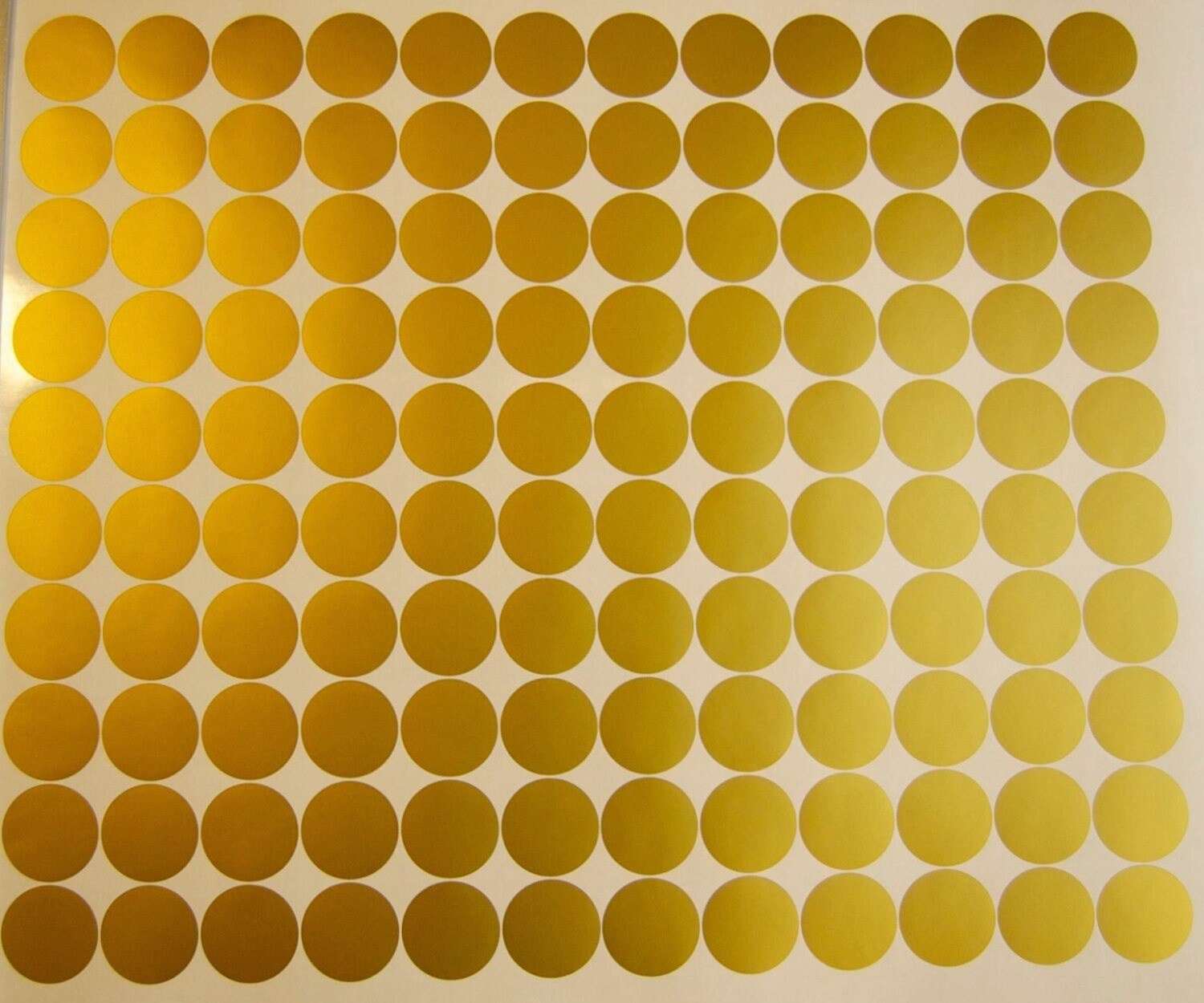 2 inch Polka Dots Wall Decals Dot Decals Gold Dot Wall | Etsy