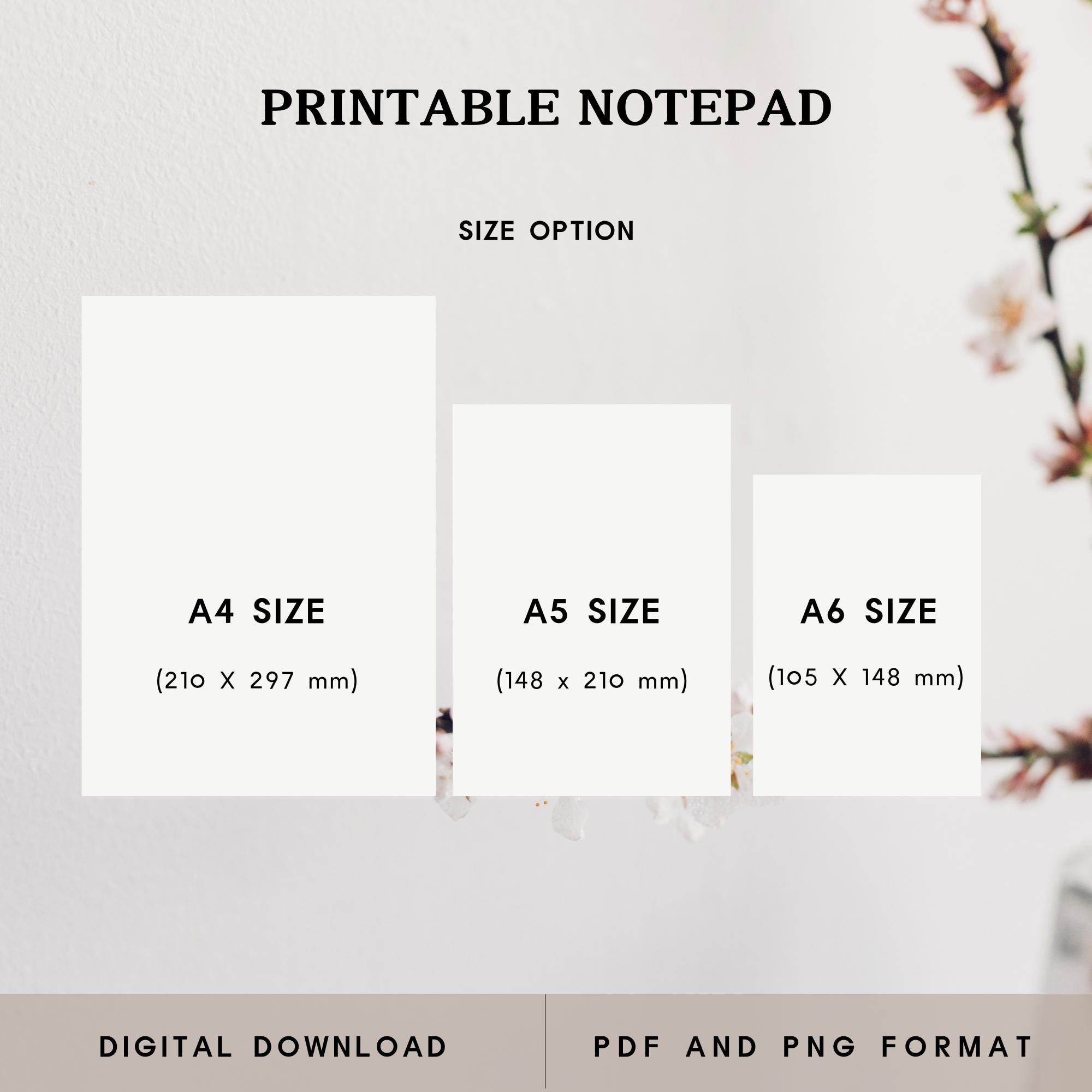 Kawaii Cats Printable Notepad, Printable Stationery, Cute Stationery ...