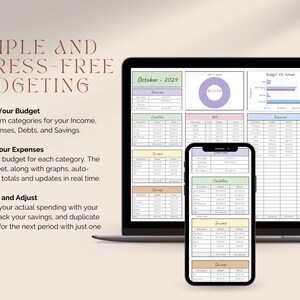 Budget Spreadsheet | Google Sheets Budget | Income and Expense Tracker ...