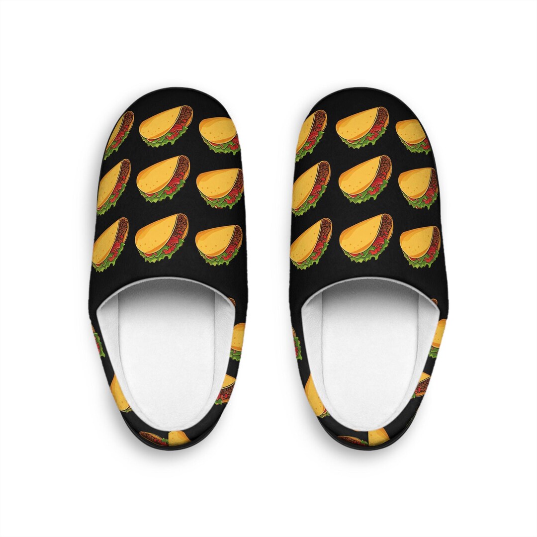 Taco Indoor Slippers - Etsy