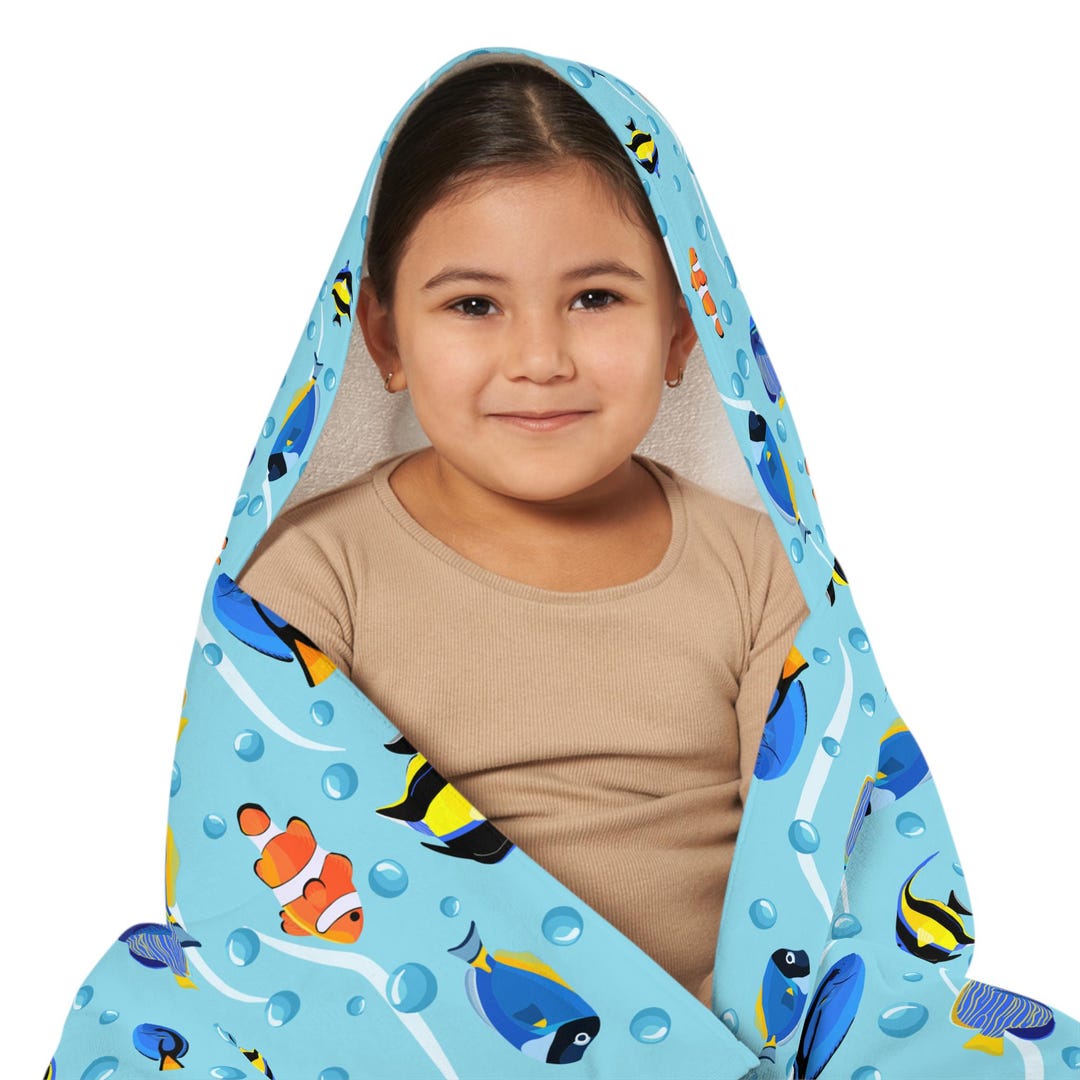 Finding Nemo Hooded Towel, Kids Towels, Fish, Underwater, Graphic ...
