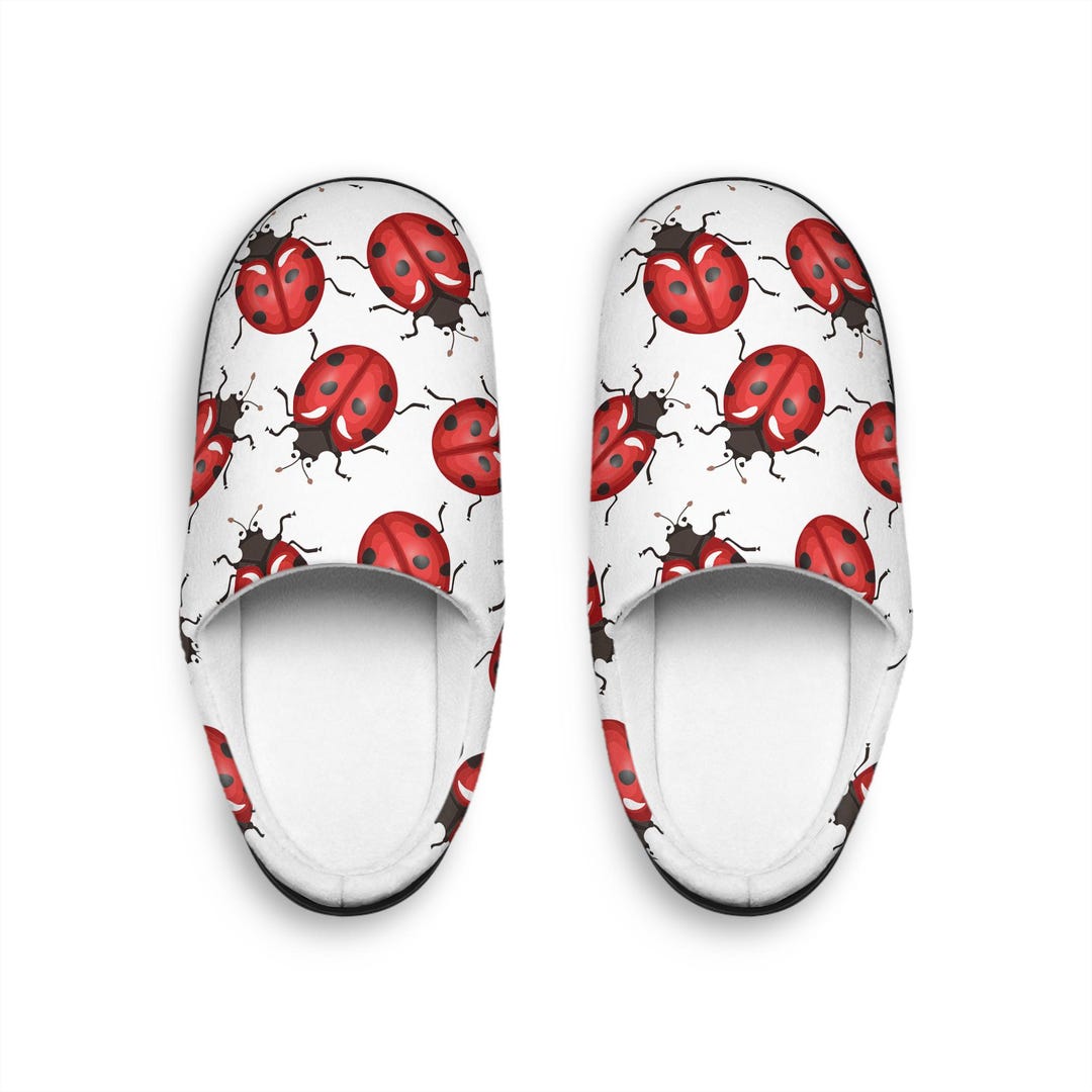 Ladybug Indoor Slippers - Etsy