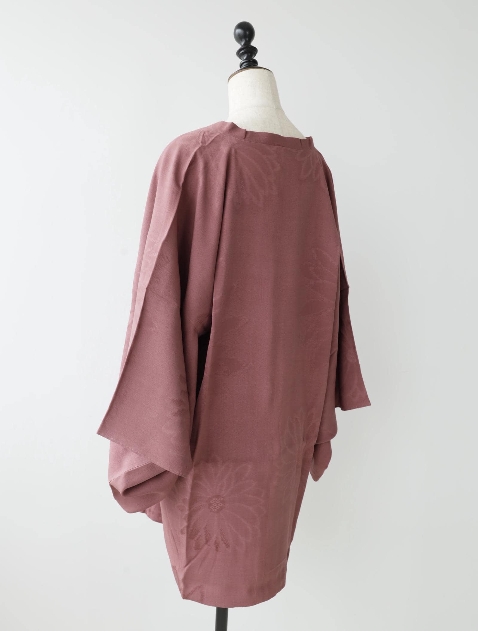 Vintage Antique Rose Michiyuki – Japanese Kimono Jacket, Elegant Haori ...