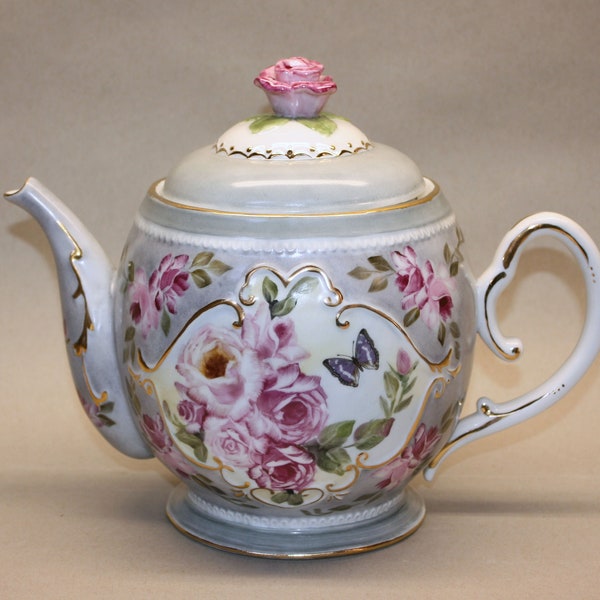Teapot Cookie Jar - Etsy