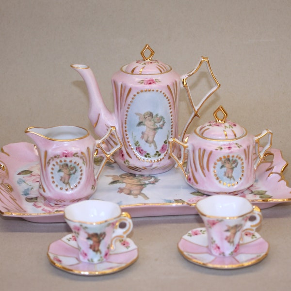 Pink Tea Set - Etsy