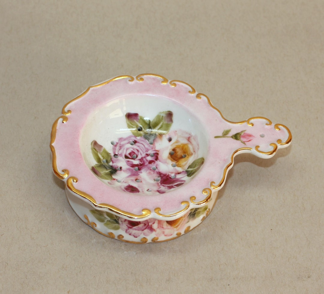 Pink Rose Tea Strainer - Etsy