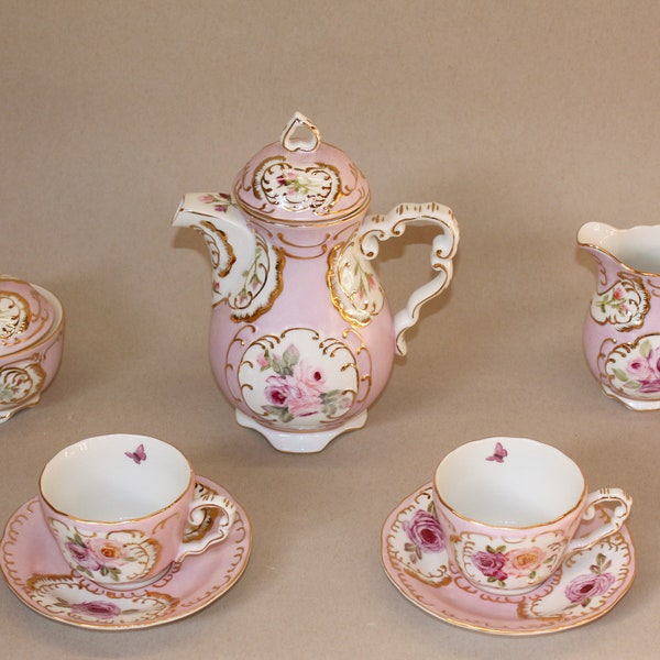 Pink Tea Set - Etsy
