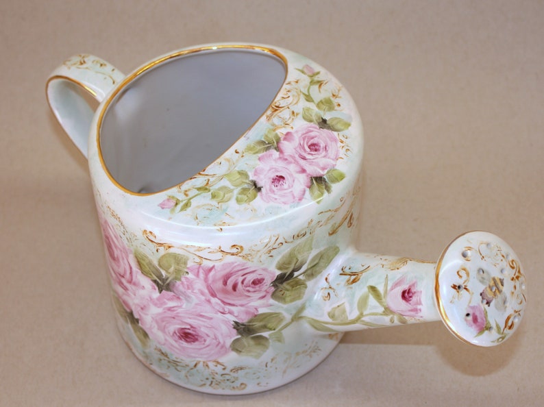 Pink Rose Vase Watering Can - Etsy